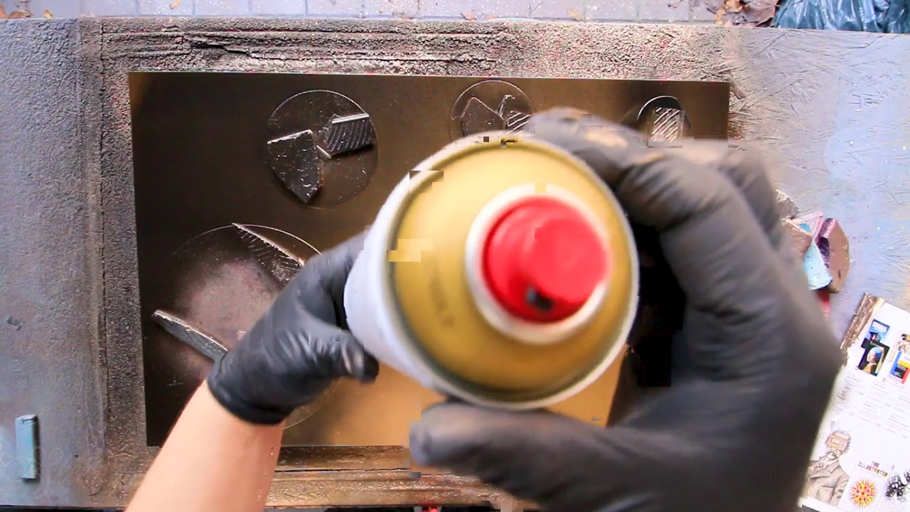 Pyramids in pure GOLD - SPRAY PAINT ART by Skech - YouTube