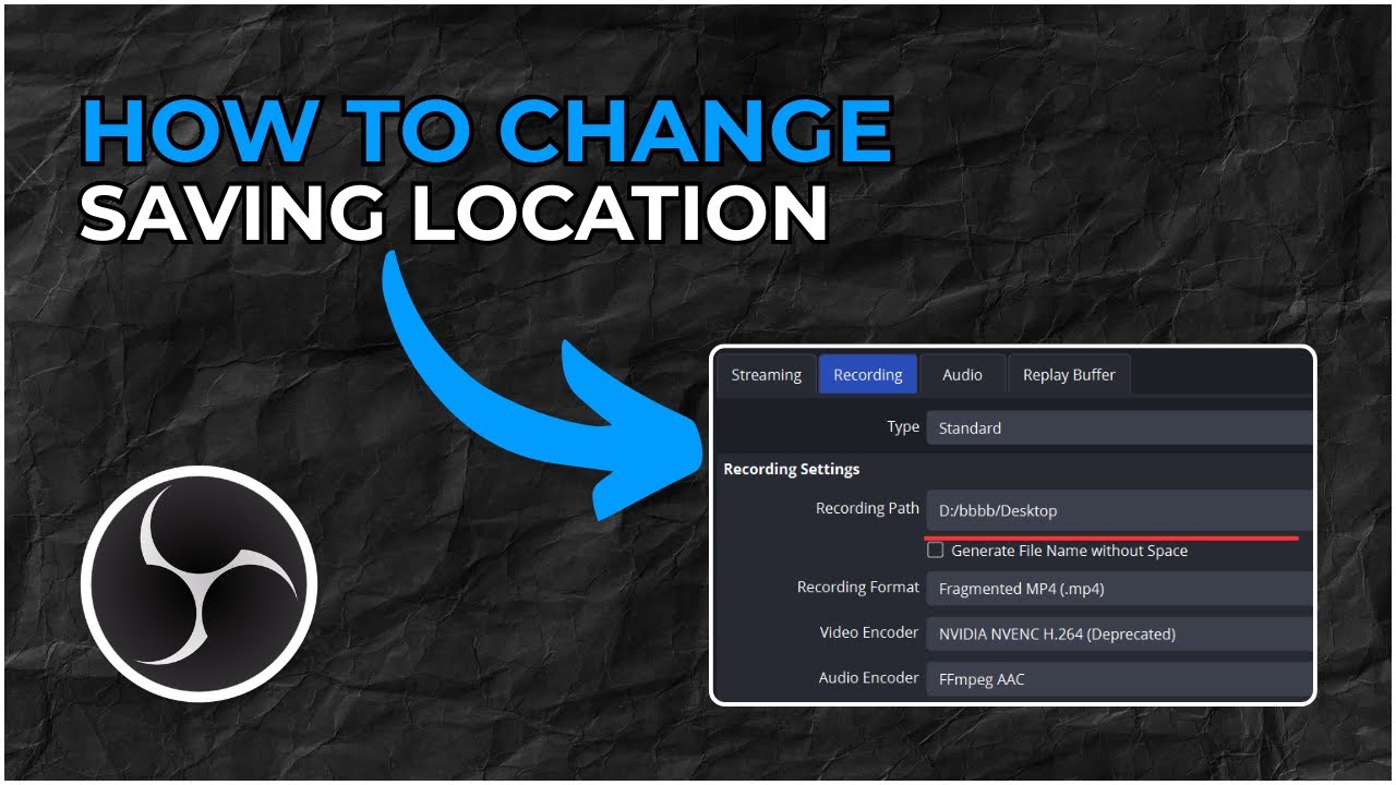 How to Change OBS Saving Location – Easy Step-by-Step Guide - YouTube