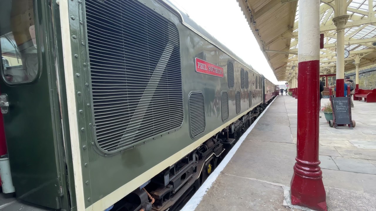 Class 24 D5054 Engine startup - YouTube