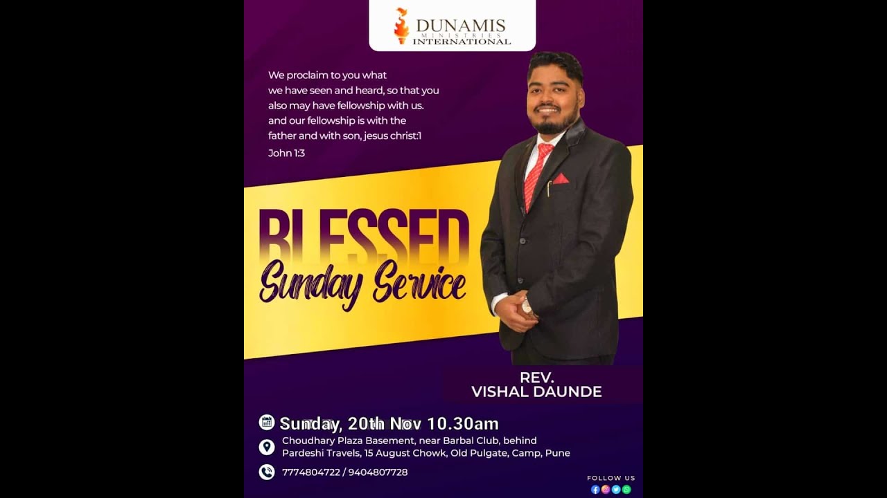 BLESSED SUNDAY SERVICE || Three Ways You Can Exercise Faith || 20th ...
