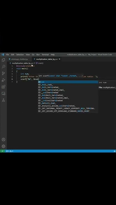 Multiplication table by c ( comment for suggestions) #shorts #cprogramming #coding #viral - YouTube