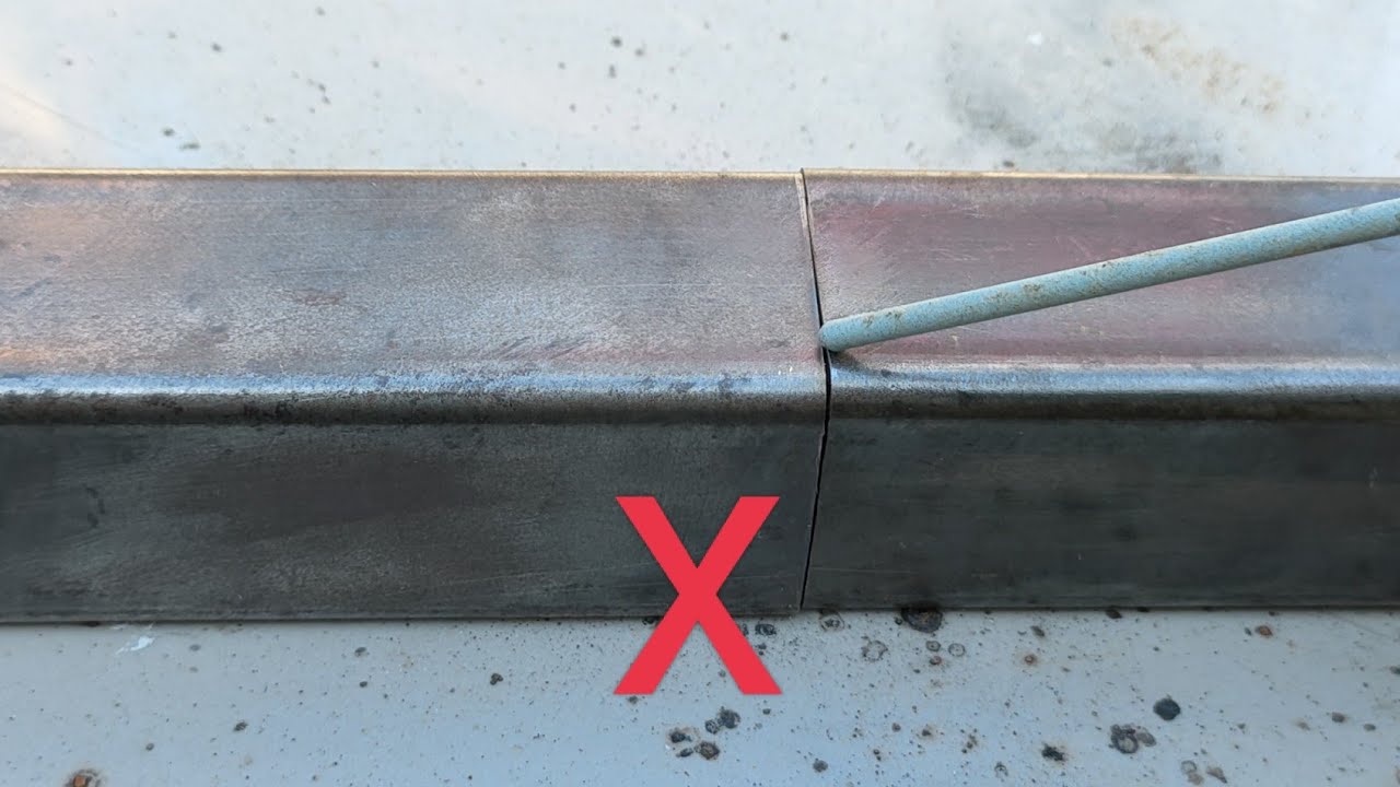 the secret trick to welding square pipes for 180 degree joints - YouTube