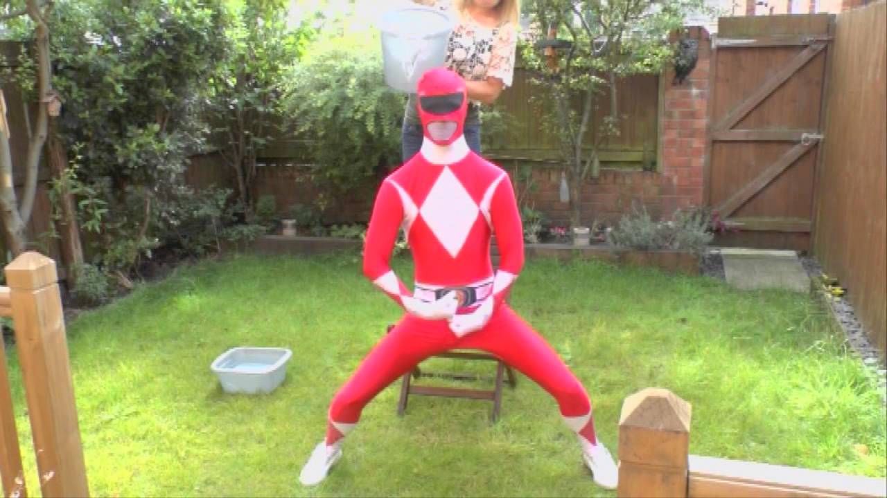 Ice Bucket Challenge - Red Power Ranger - YouTube