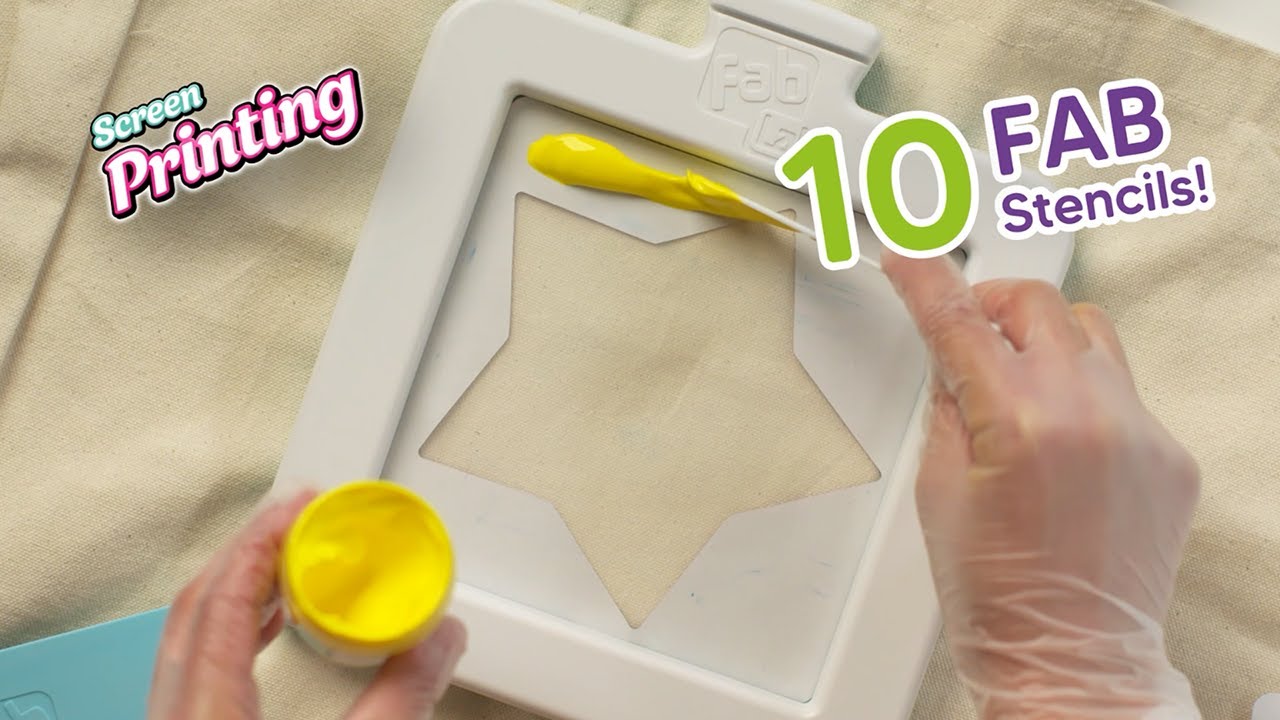The NEW Screen Printing Kit from FabLab - Create your own printed t ...
