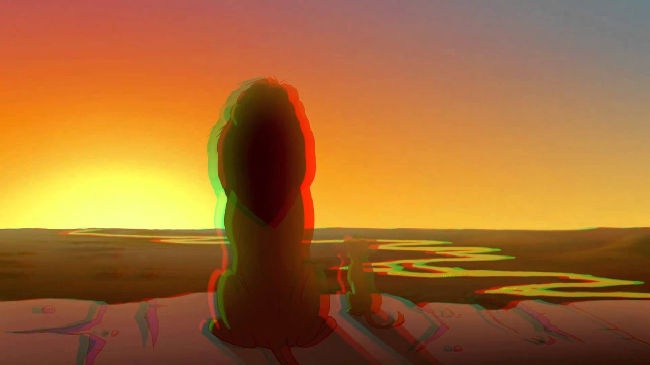 The Lion King Simba 3D Glasses Red Cyan - YouTube