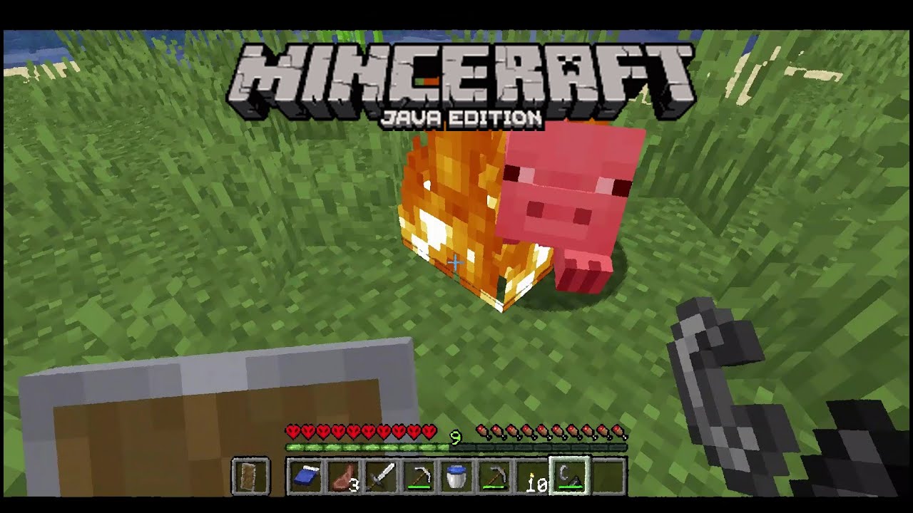 Minecraft Hardcore (Burning Pigs) - YouTube