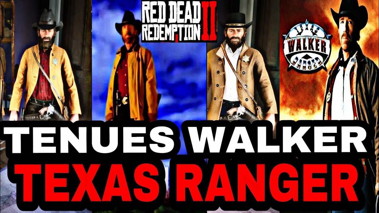 COMMENT AVOIR LES TENUES DE WALKER TEXAS RANGER DANS RED DEAD ...
