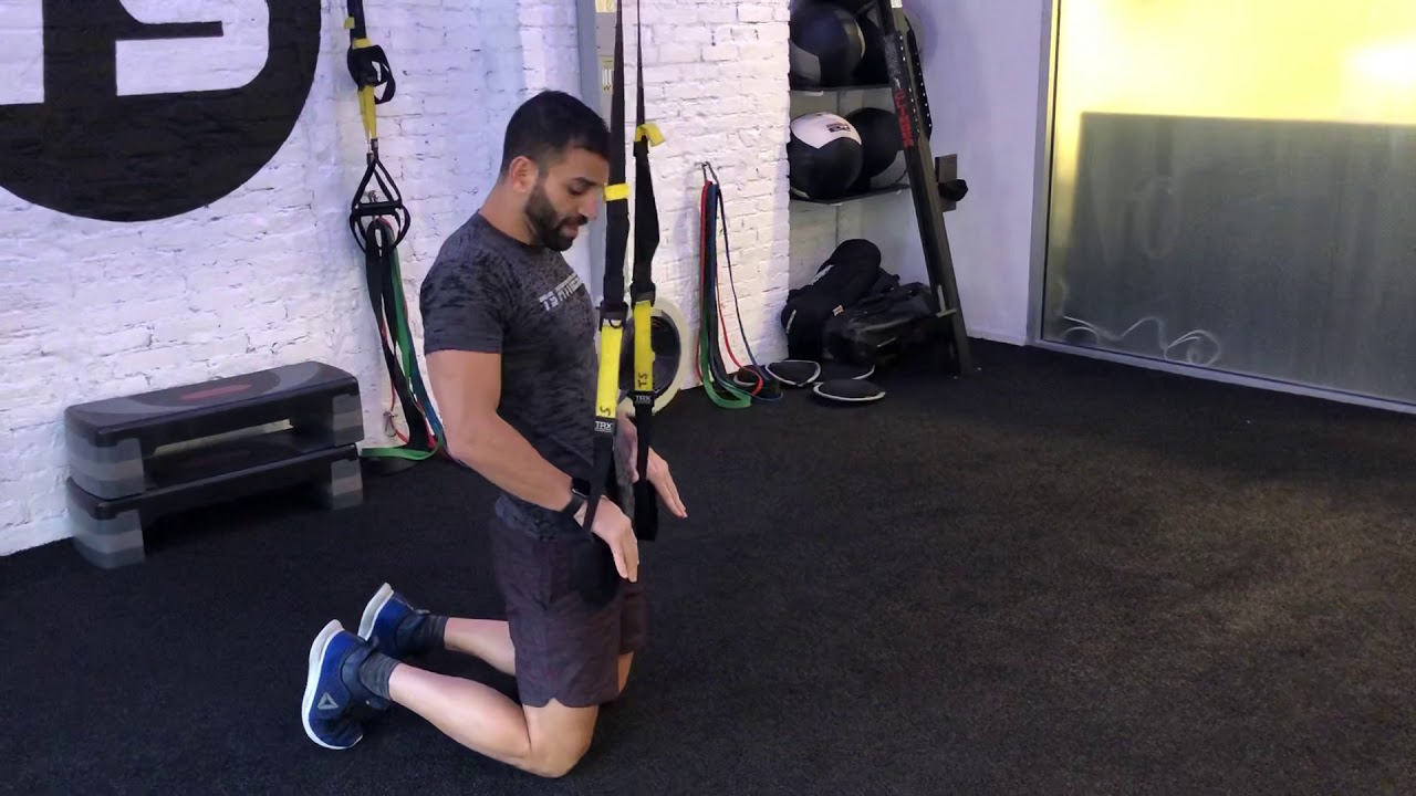 TRX Straight Arm Plank - YouTube