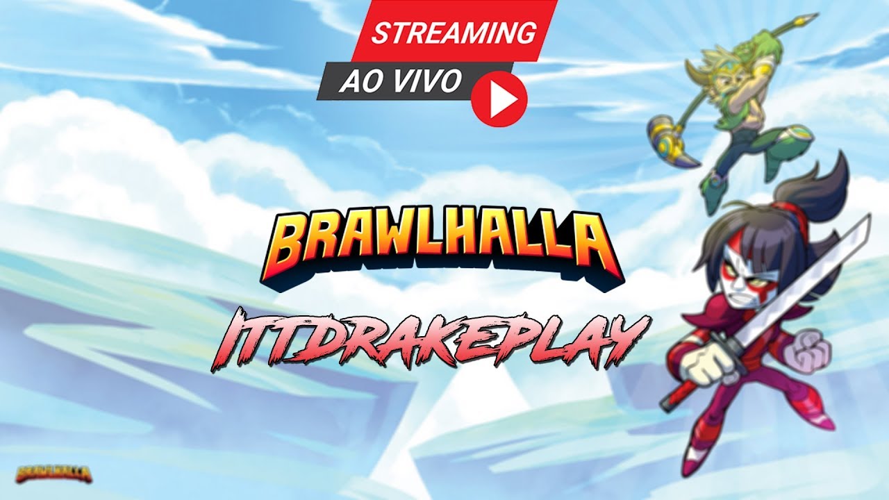 [PT-BR] Brawlhalla, Minecraft - Jogando Ranked, Custom é BEDWARS - YouTube