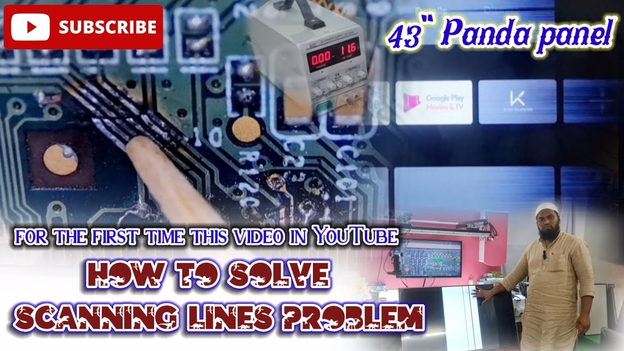 43" Panda panel problem How to solve - YouTube
