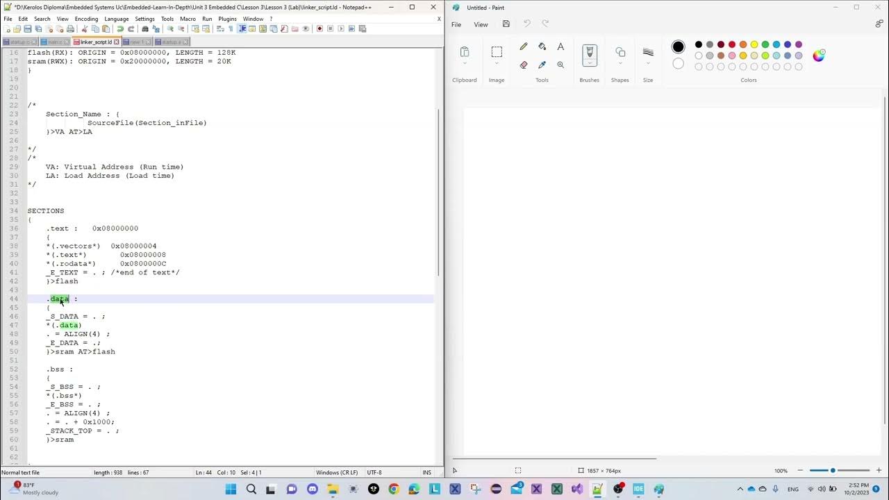 9 Linker Script Practical Youtube