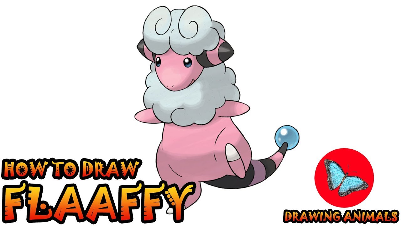 How To Draw Flaaffy Pokemon | Coloring and Drawing For Kids - YouTube