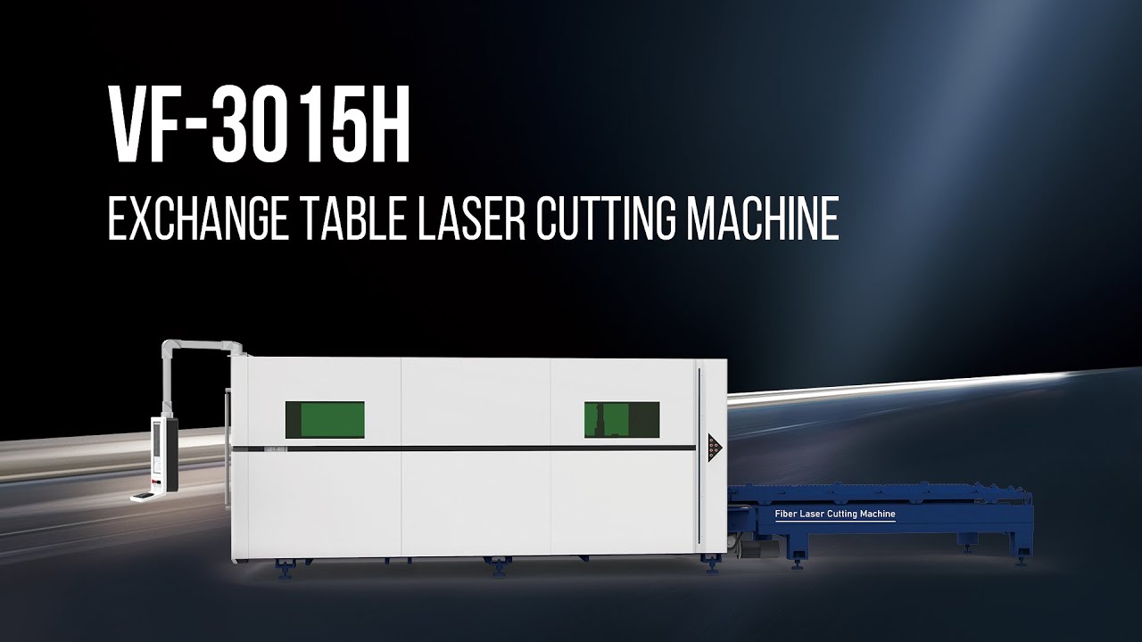 3015 exchange table laser cutting machine, enclosed design, cantilever ...