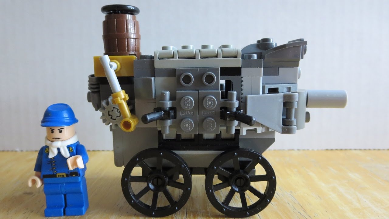 Lego TUTORIAL: Steampunk Mini Tank - YouTube