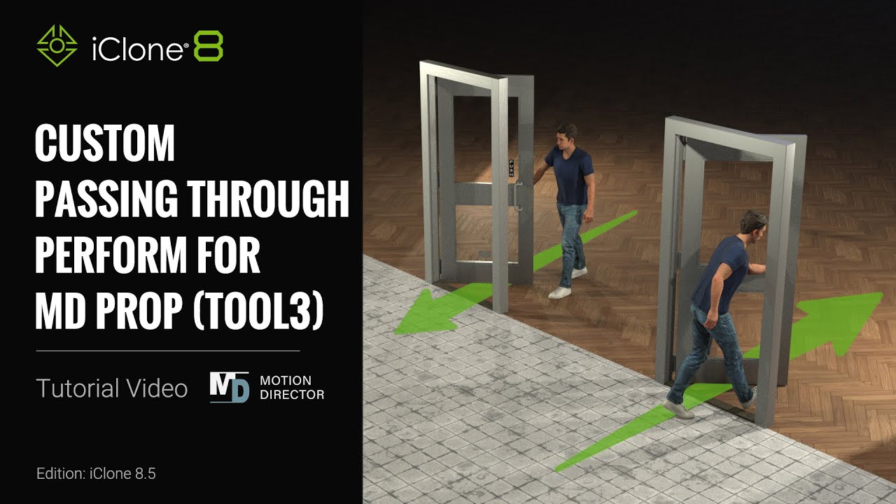Custom Passing Through Performance for MD Props | iClone 8 Tutorial ...