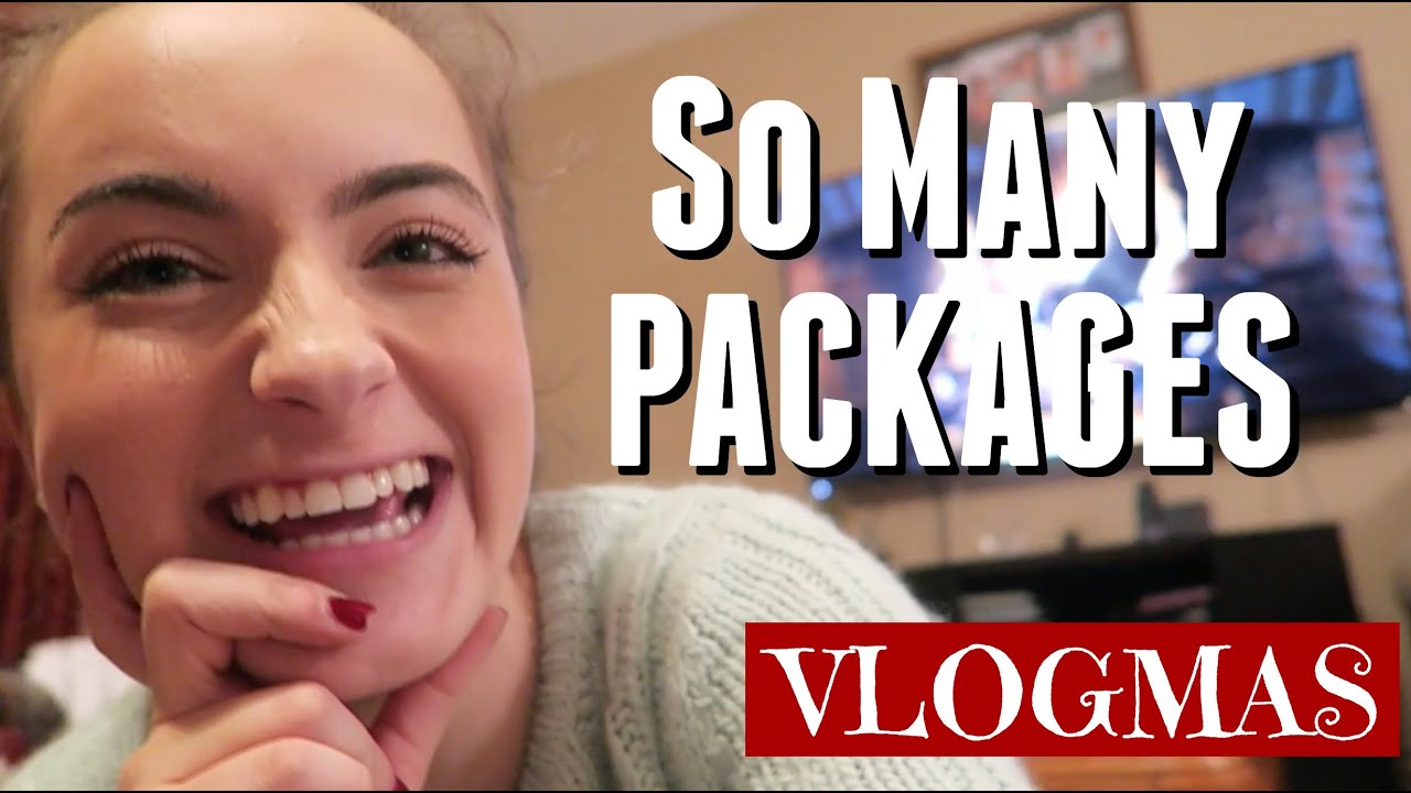 SO MANY PACKAGES!!! | Vlogmas Day 24 - YouTube