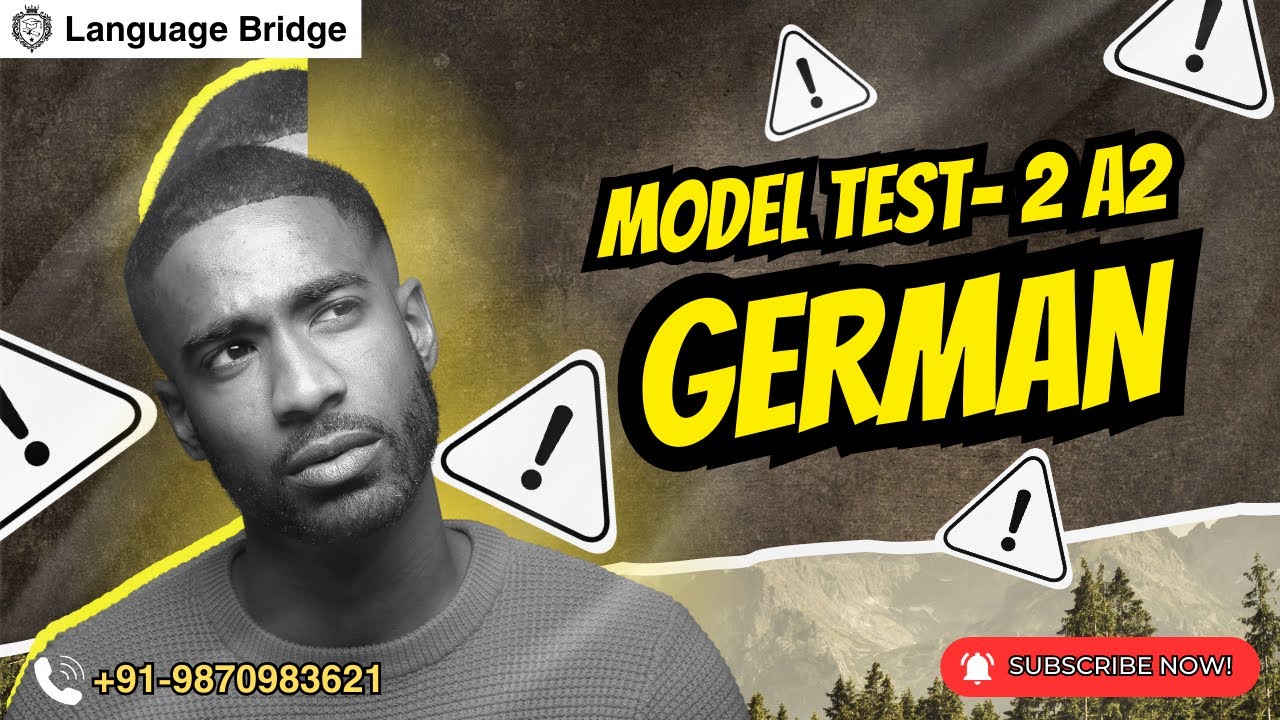 Model Test-2 A2 || German || A2 Goethe Exam Preparation || @Language ...