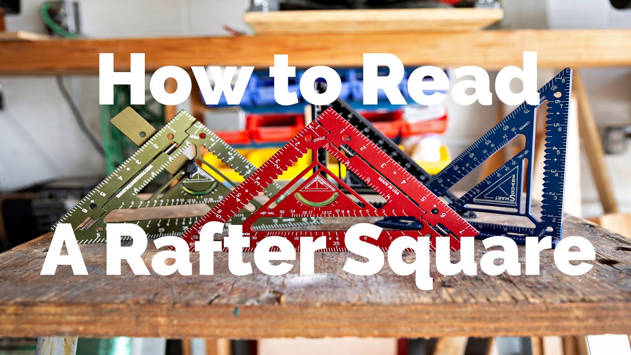 How to Read a Rafter Square - YouTube