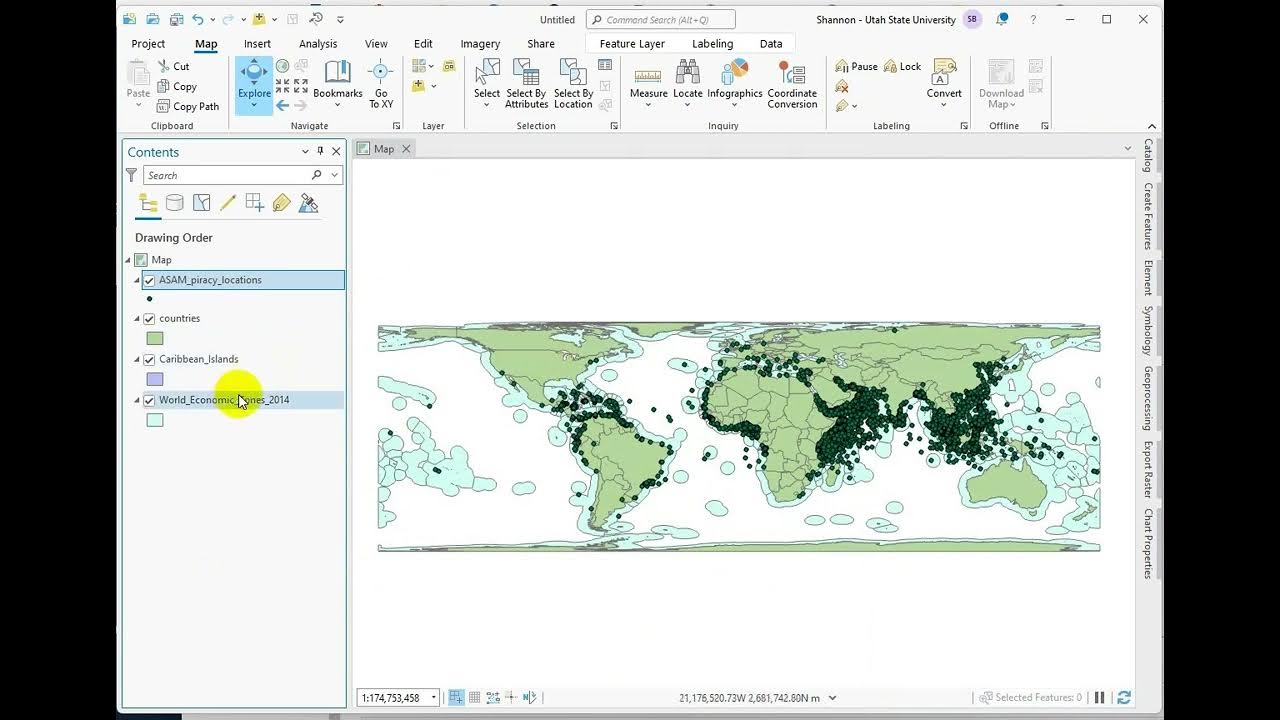 Vector Geoprocessing Part 1: Coordinate Systems - YouTube