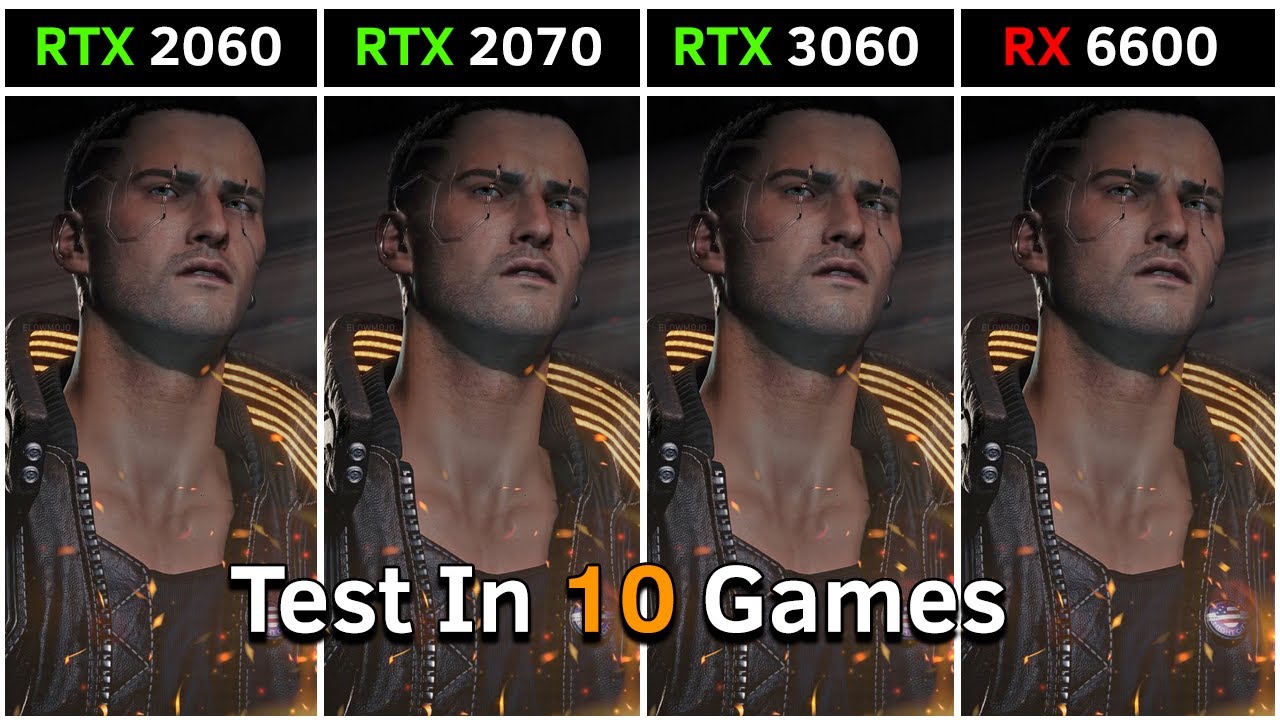 RTX 2060 vs RTX 2070 vs RTX 3060 vs RX 6600 | Test in 10 Games at 1440p ...