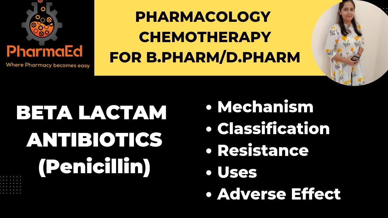 Chemotherapy| Beta Lactam Antibiotics Pharmacology|Penicillin - YouTube