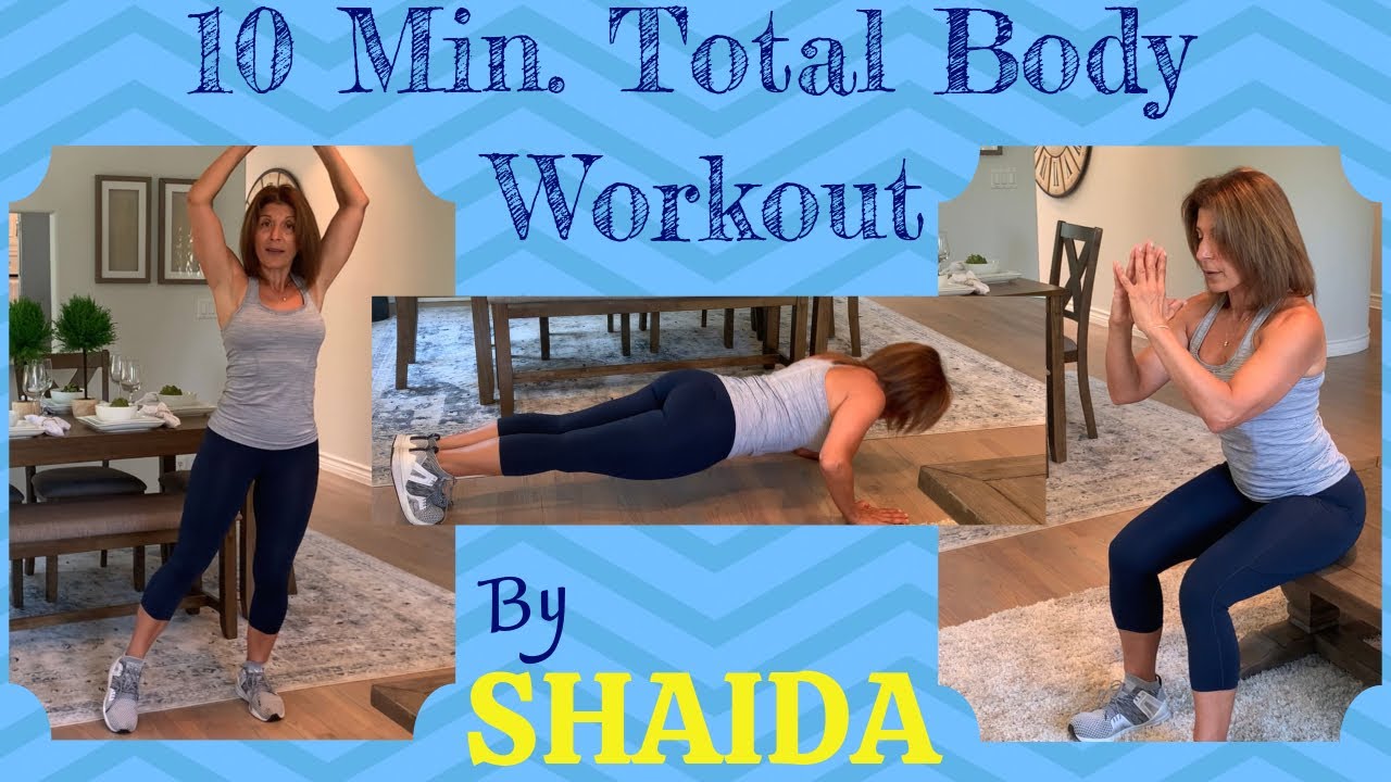 Simple 10 Min. Total Body Workout - Toning & Core Exercises at home ...