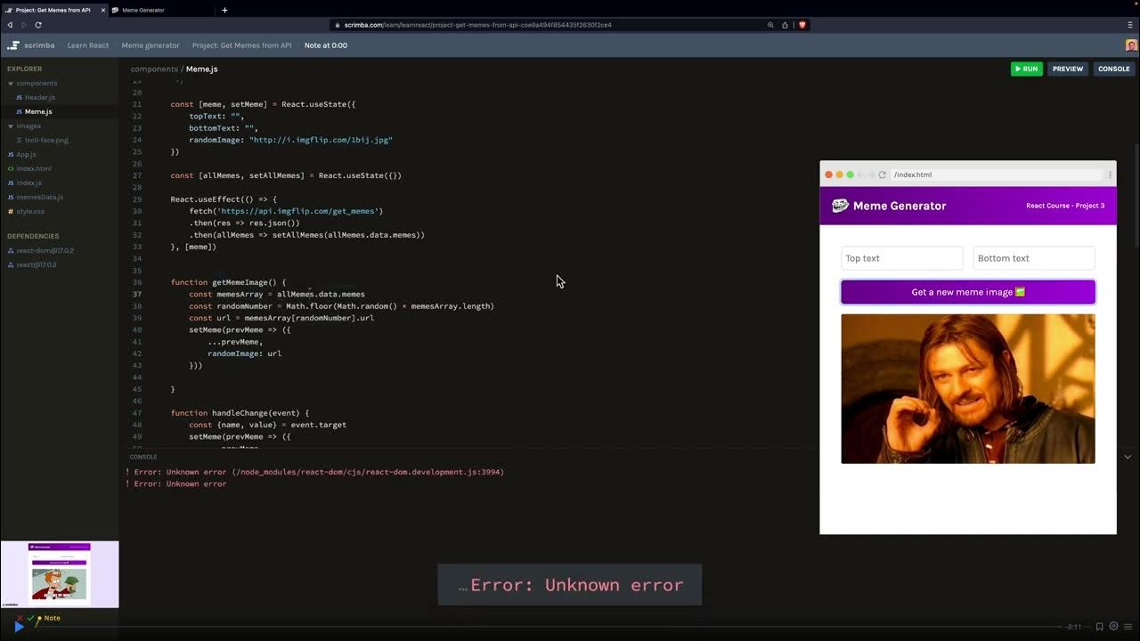 Scrimba useEffect() Challenges - YouTube