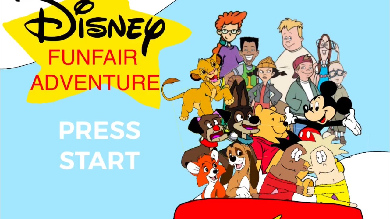 Disney Funfair Adventure UK 2004 Opening Logos - YouTube