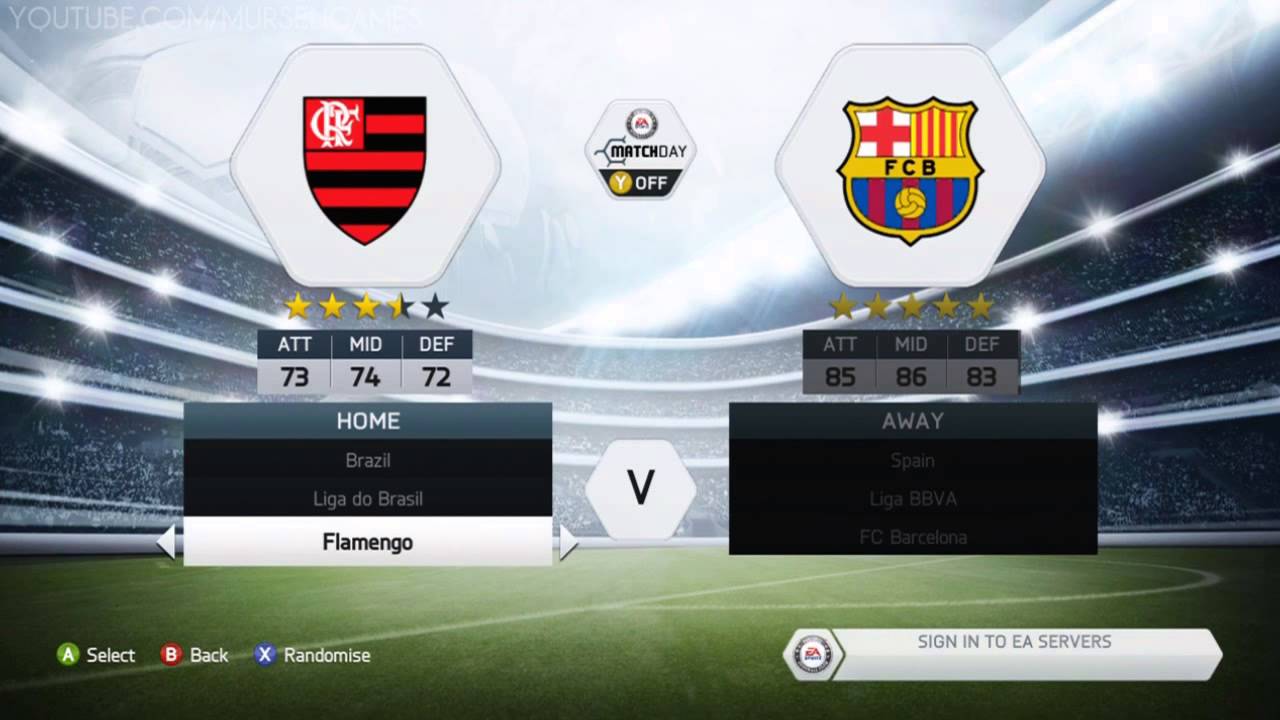 FIFA 14: Brazil - Liga do Brasil - All Teams - YouTube