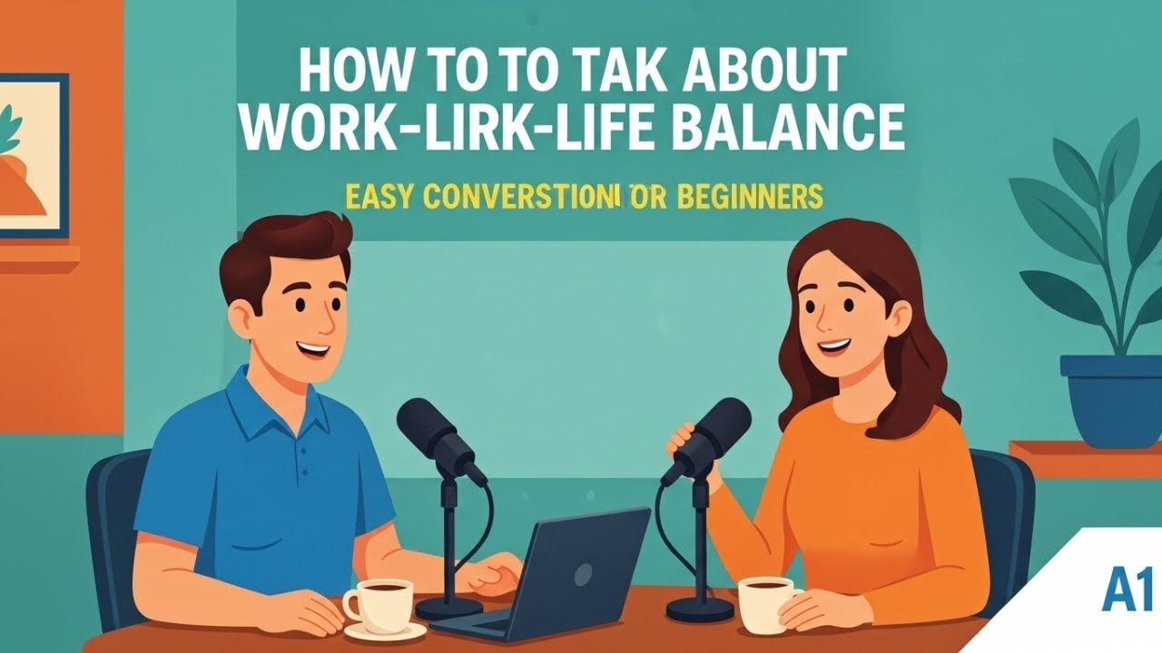 How to Talk About Work-Life Balance in English | Easy Conversation for ...
