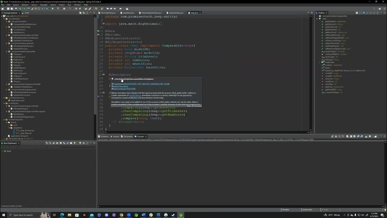 Week 15 Back End Coding - YouTube