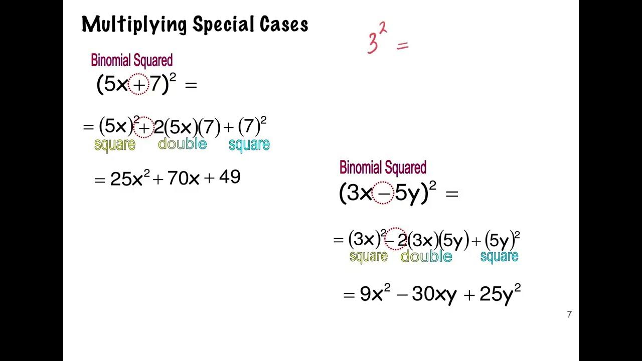 Multiplying Special Cases Youtube
