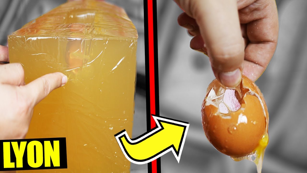 DISTRUGGO UN UOVO PROTETTO DAL GEL BALISTICO!! - YouTube