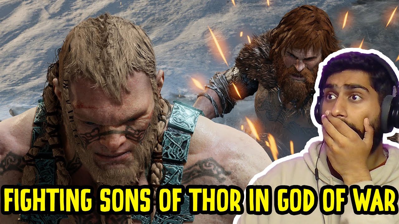 Fighting Sons of Thor In God of War (Magni And Modi) - YouTube