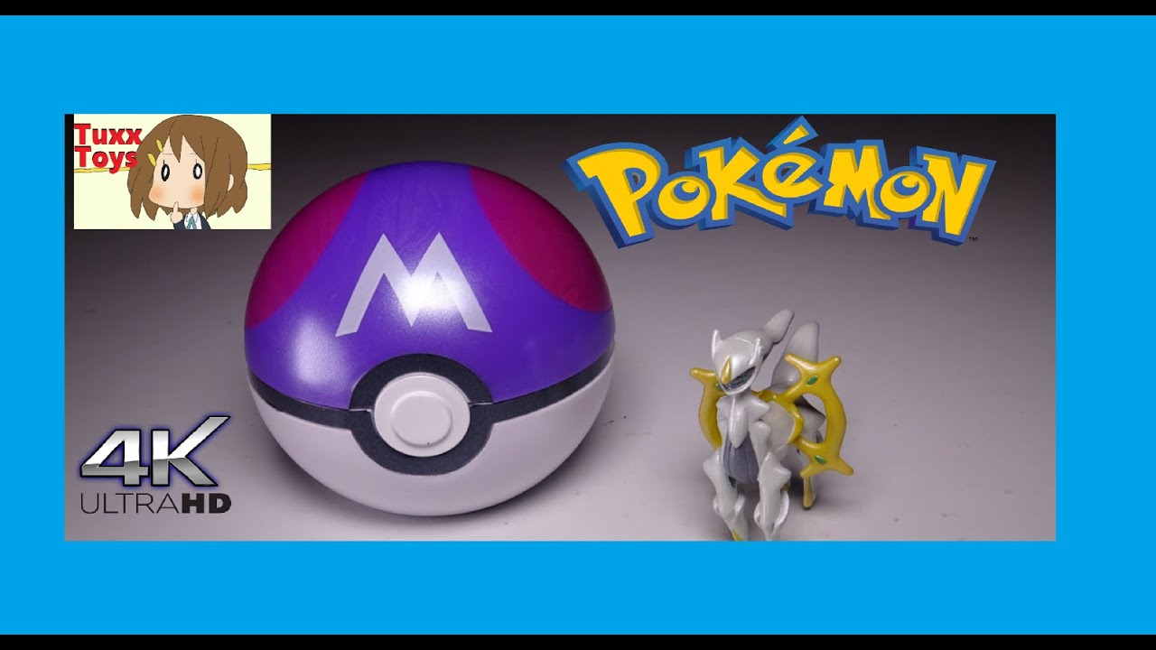 Pokemon Arceus 20th anniversary master ball figure 4K UHD video ...