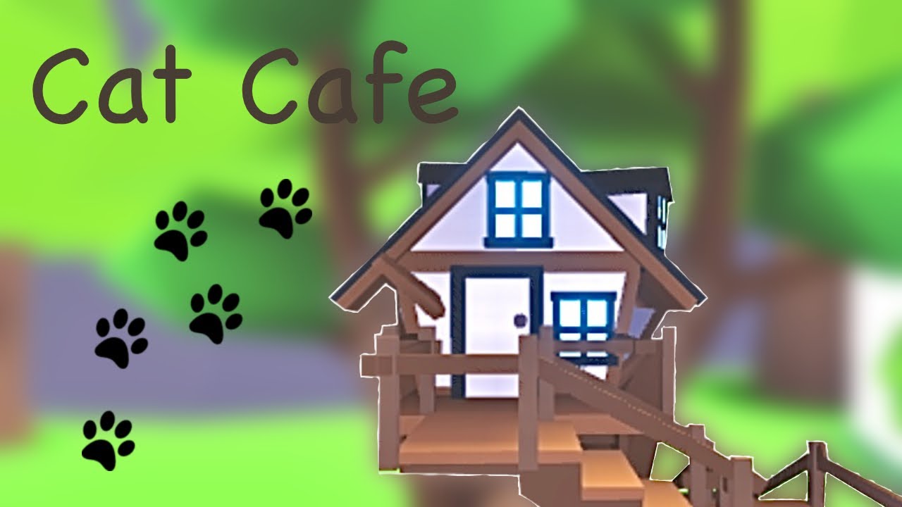 Adopt Me CAT CAFE! Aesthetic Cute Cafe - SPEEDBUILD and Tour - Adopt Me ...