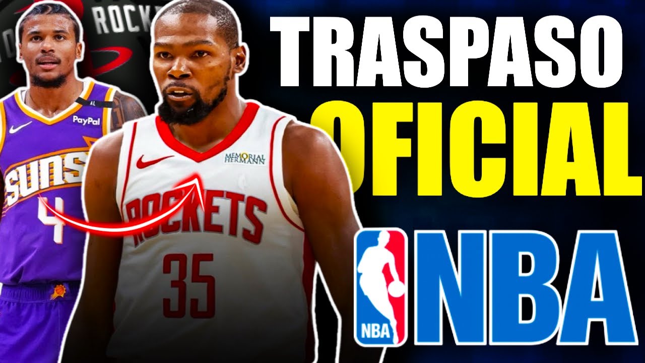 BOMBA OFICIAL NBA 🚨💣 Kevin Durant NUEVO JUGADOR de Houston Rockets 🔥🚀 ...