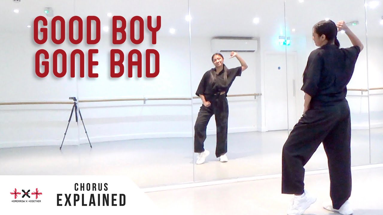 TXT - 'Good Boy Gone Bad' - Dance Tutorial - EXPLANATION (CHORUS) - YouTube