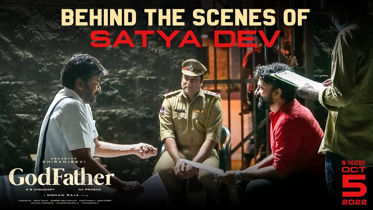 Actor SatyaDev BTS | God Father Making | Megastar Chiranjeevi | Salman ...