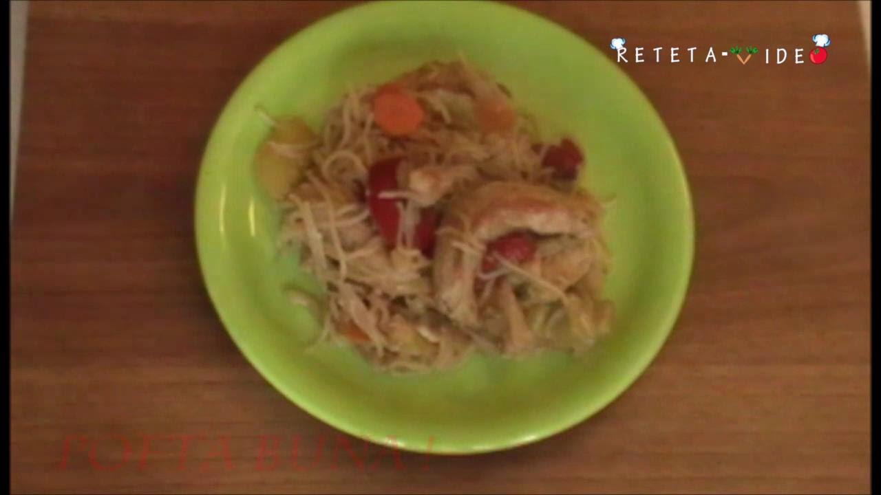 CURCAN CU PASTE DE OREZ SI SOSURI CHINEZESTI - YouTube