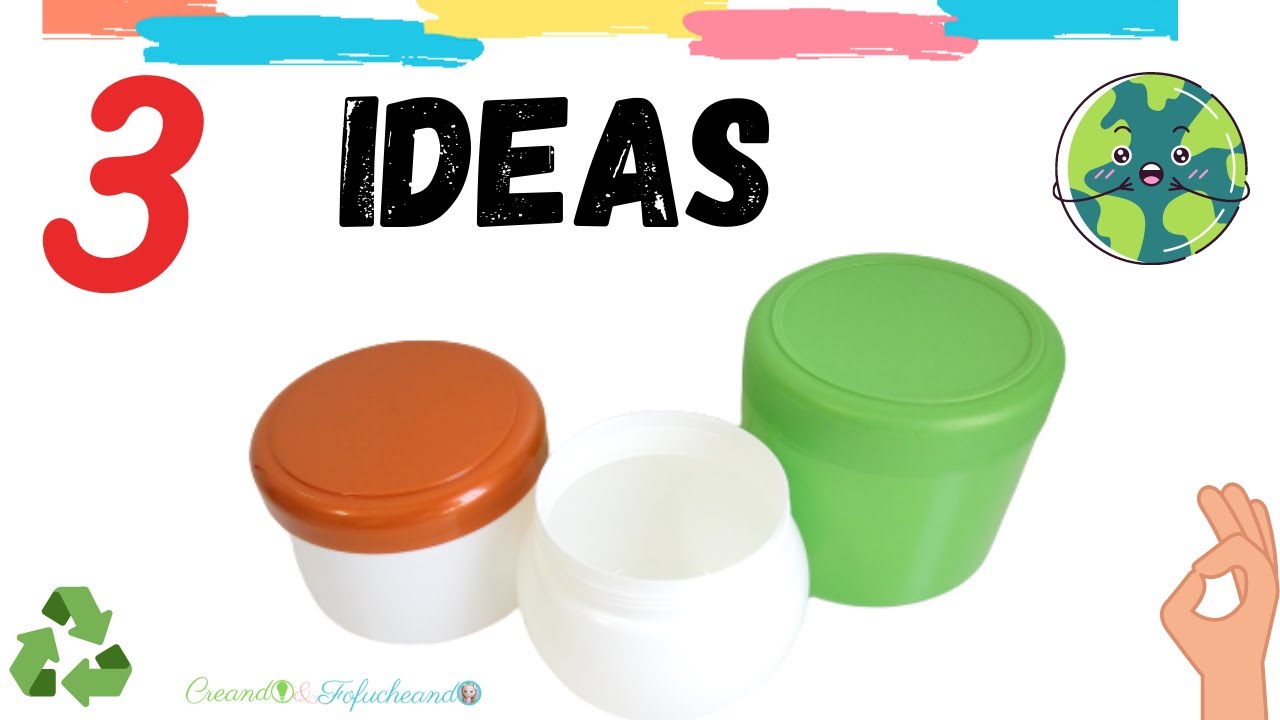 3 Ideas para RECICLAR y DECORAR Botes de Plástico - RECYCLE and ...