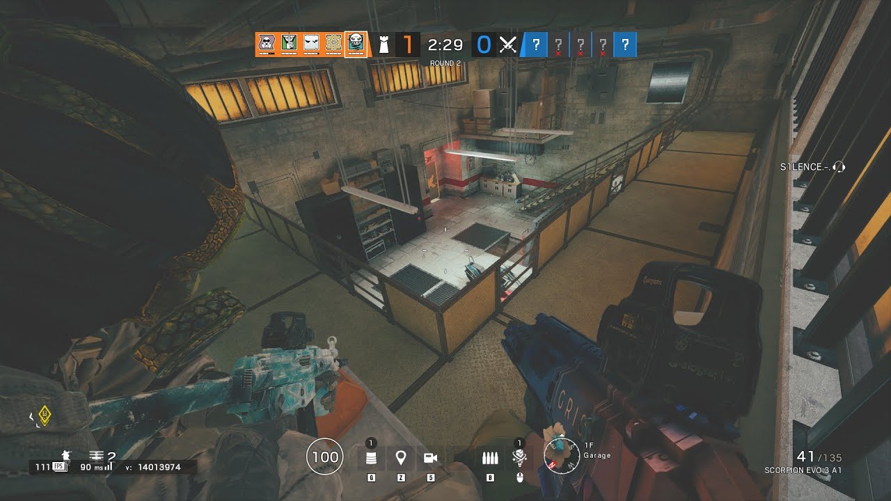 How to climb up Club House catwalk Shelf Up to 3 people | Rainbow Six ...