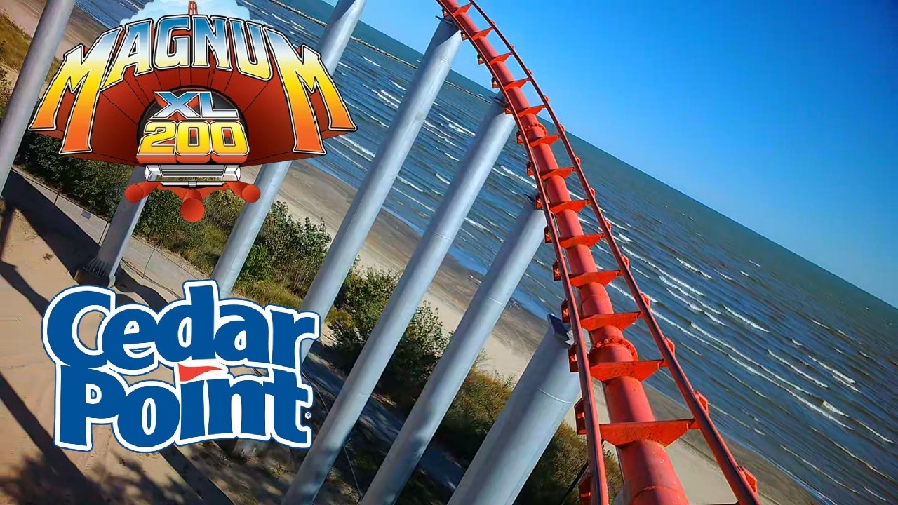 Magnum XL 200 Front Row On-Ride POV 60fps HD Cedar Point - YouTube