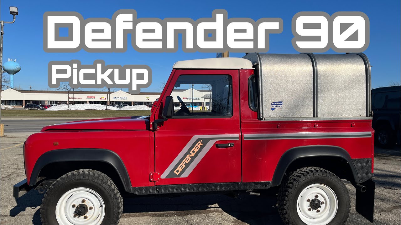 (SOLD)1995 Defender 90 Pickup 300Tdi for sale - YouTube