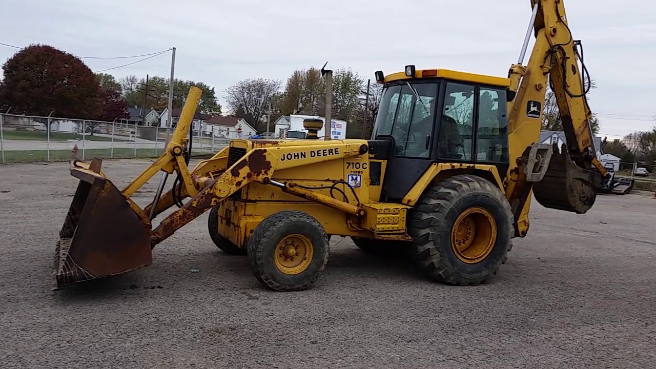 BigIron Auction 12/26/18 1990 John Deere 710C Loader Backhoe W/ Extend ...