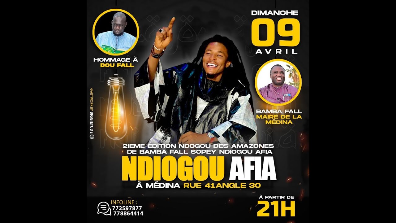 Medina Thiant Ndiogou afia hommage a Doudou fall - YouTube