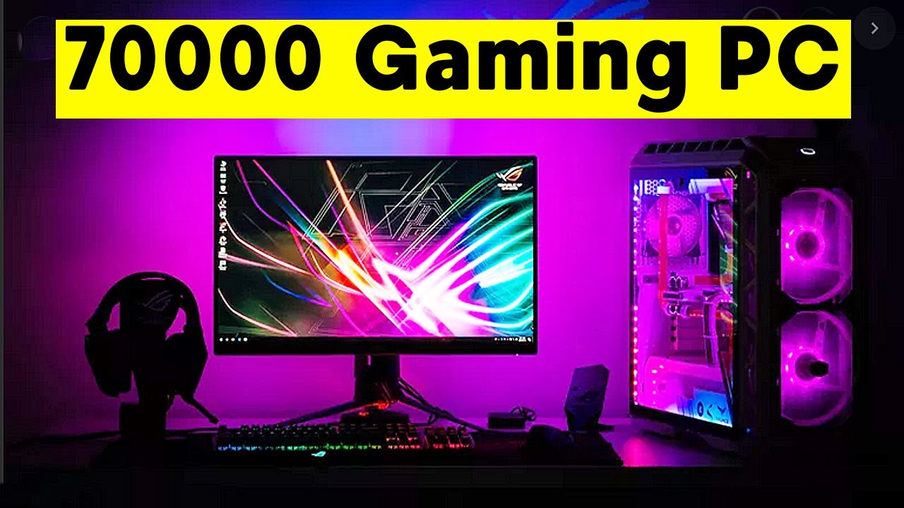 Rs 70000 Gaming PC | With RX 6600 & Intel i5-12400F | Benchmarks ...