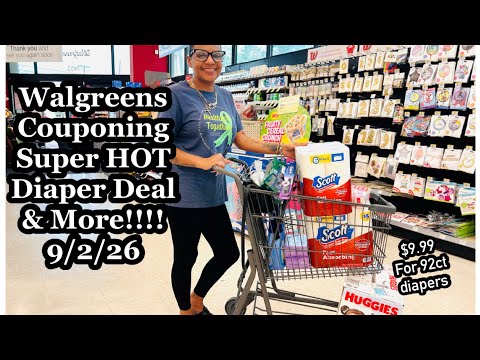 Walgreens Couponing! STOCK UP DEALS + Do you need Diapers? 9/2/26