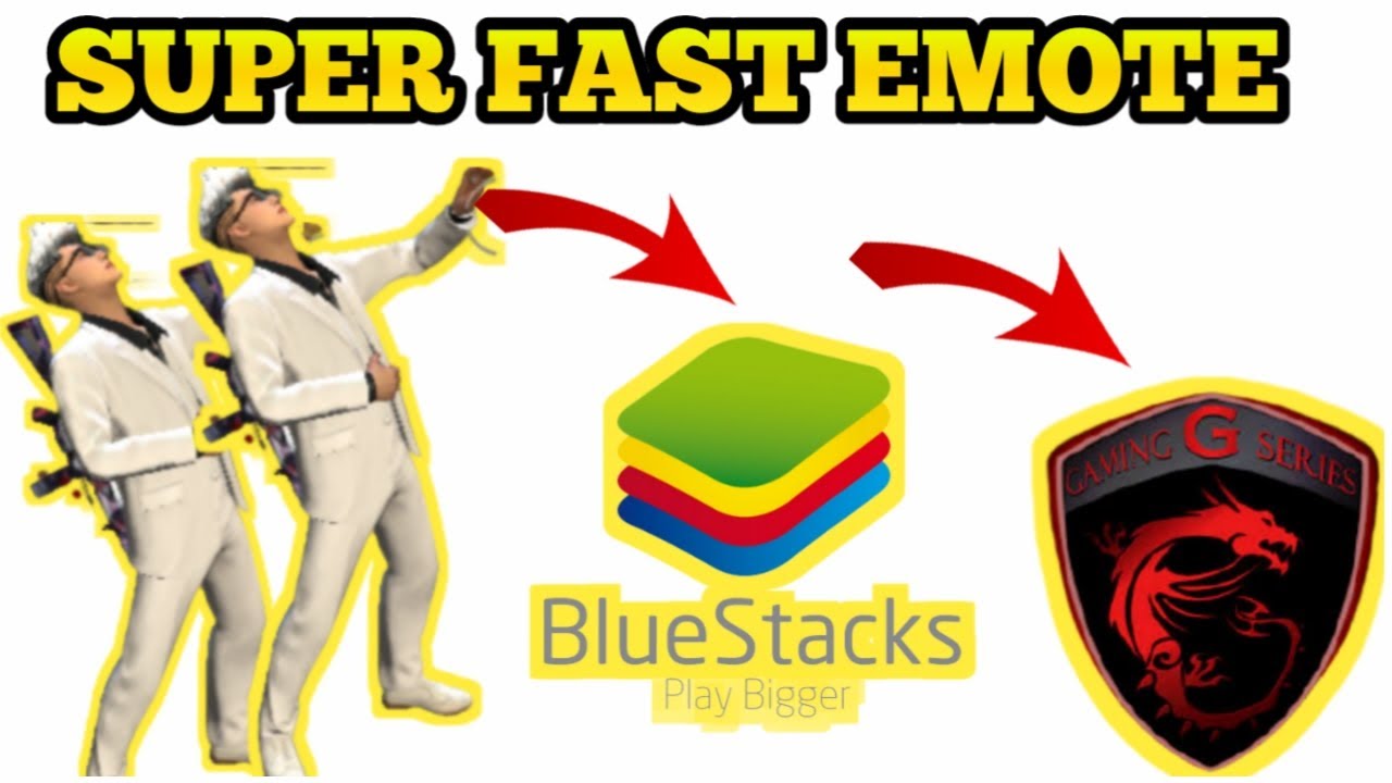 HOW TO SUPER FAST EMOTE BLUSTACK,MSI,MUMU, FREE FIRE - YouTube