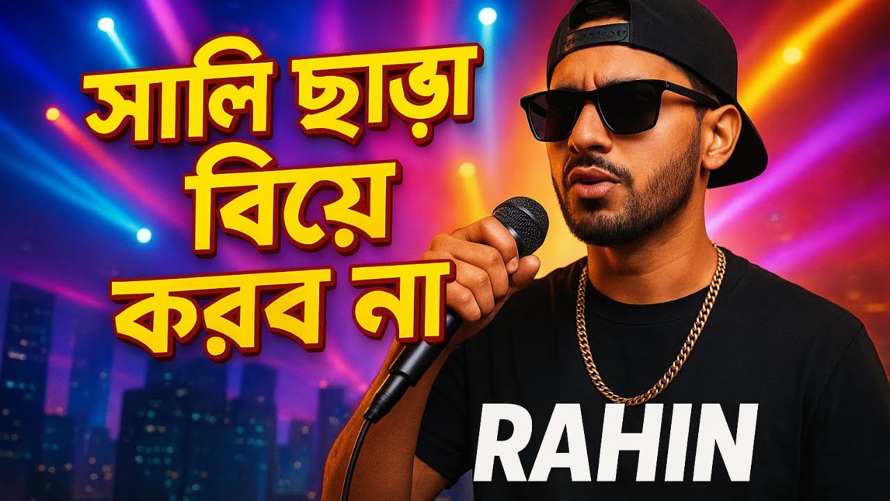 Sali Chara Biye Korbo Na 😎 | Rahin | New Bangla Funny Rap Song 2025 ...